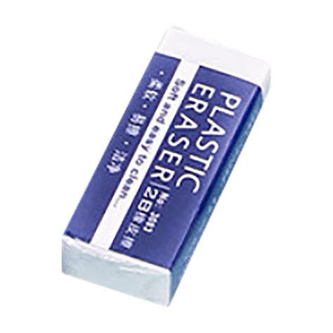 1pc Plastic Vinyl Pencil Eraser Designed To Remove Markingswhite