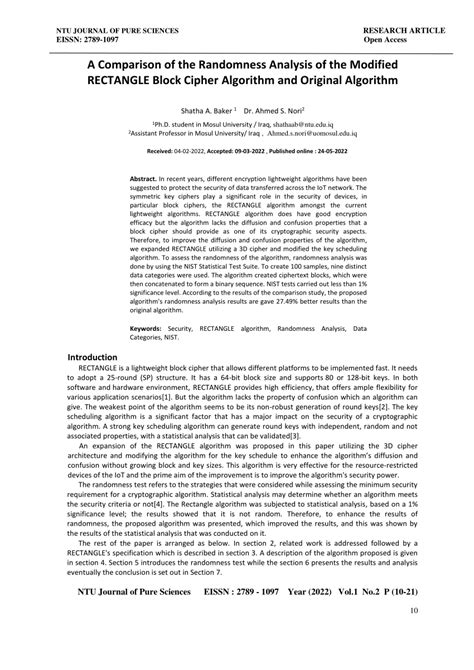 pdf comparison of the randomness analysis of the modified rectangle