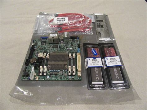 Supermicro Mbd A1sai 2750f O Mini Itx Server Motherboard Plus 2 4gb