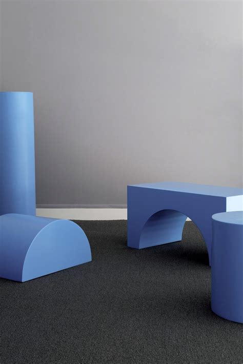 Matteo Pacella And Philippine Hamen Design Blue Classical Furniture