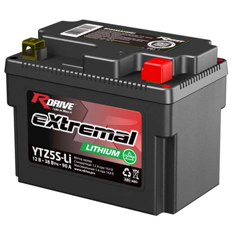 Аккумулятор RDRIVE eXtremal LITHIUM YTZ5S-Li купить в Волгограде