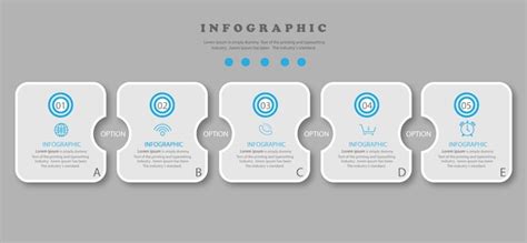 Premium Vector Business Infographic Template With 5 Option