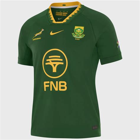 Nike Springboks Mens Home Stadium Rugby Jersey 2025 26