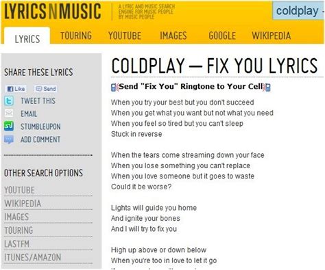 LyricsNMusic Easily Get Lyrics Videos Images Info For Any Song