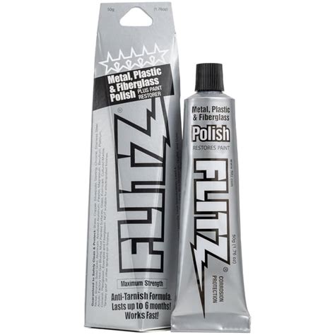 Pasta Pulidora Flitz Metal 50g Cromo Macizo Acero Aluminio Lider