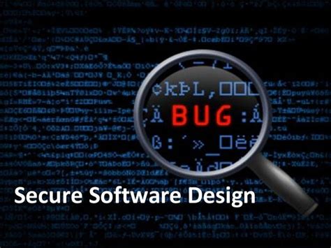 Secure Software Design