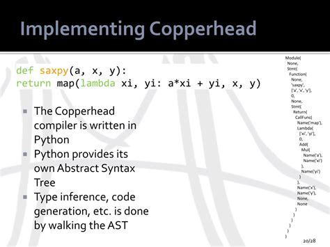 Ppt Copperhead A Python Like Data Parallel Language And Compiler