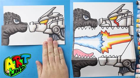Kiryu Godzilla Drawing Easy