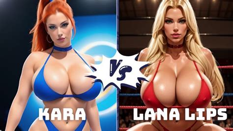 Big Tit Topless Female Pro Wrestling Kara Murphy Vs Lana Lips 720p