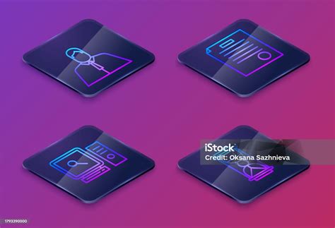 아이소 메트릭 라인 설정 변호사 변호사 법학자 컴퓨터 화면에서 검색 체포 영장 및 모래가 달린 오래된 모래 시계 파란색 사각형