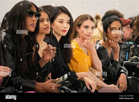 liu tao center attends the chloe fall winter 2023 2024 ready to wear