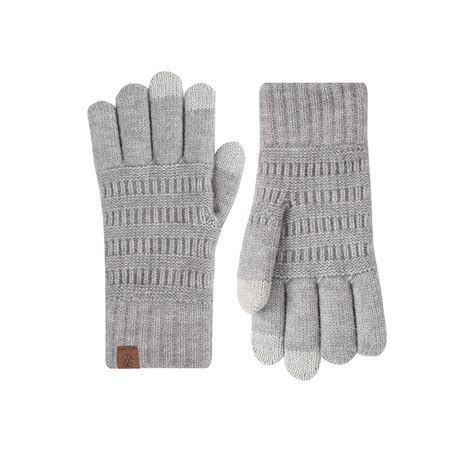 Knitted Touchscreen Gloves Ajfashiongroup