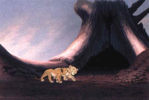 Simba And Nala Elephant Graveyard