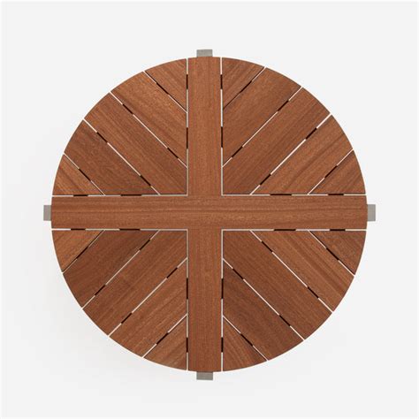 Case Study® Stainless Coffee Table Round Modernica Inc