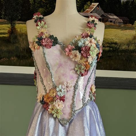 Purple Rapunzel Corset Etsy