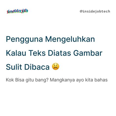 Inside Job On Linkedin Uiux Web Tech Insidejob Dev Itsolution Indonesian