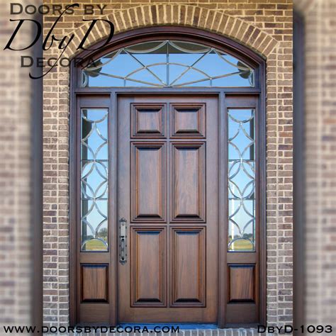 Custom Solid Door Sidelites With Transom Doors By Decora