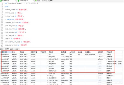 navicat生成数据库字典 csdn博客