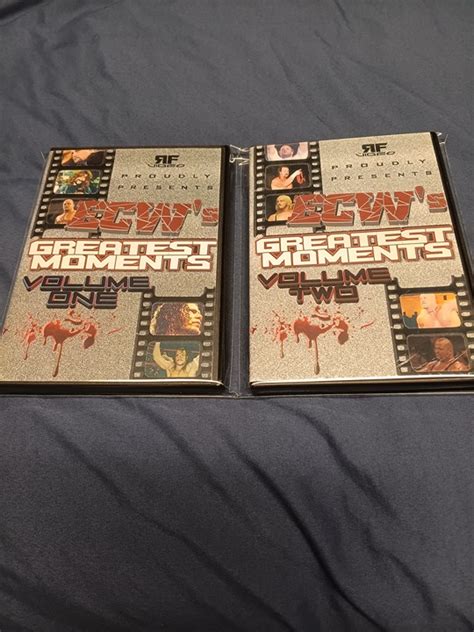 Ecw Greatest Moments Vol1 Vol2 Dvd 4 Disc Set Wwe Wcw Aew Tna