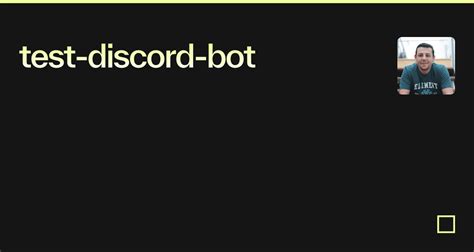 Test Discord Bot Codesandbox
