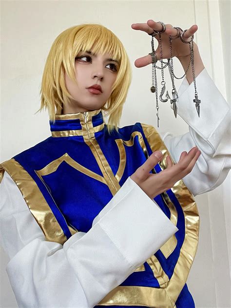 Kurapika Cosplay Hunter X Hunter Kurapika Cosplay Zip Up Hoodie Jacket