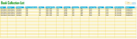 Comic Book Inventory Spreadsheet Template