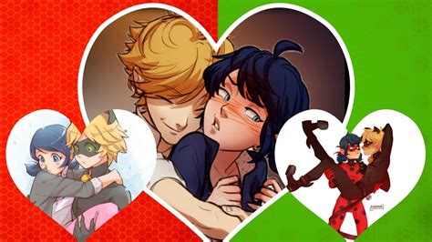 Lady Bug Couples 1 Chat Noir And Lady Bug Chat Noir And Marinette
