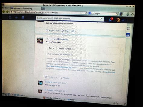 Edmodo Assignment Submission