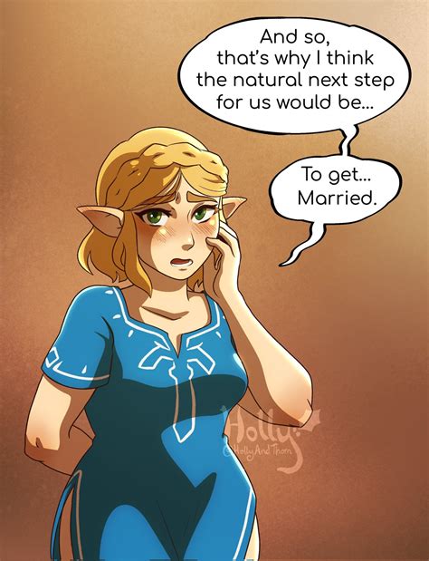 Zelda And Link Discussing Marriage By Hollyandthorn Rzelink