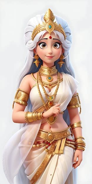 Premium Photo A Goddess Parvati Ai Generated