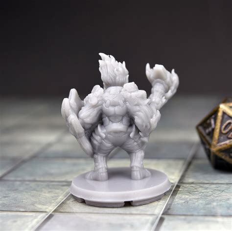 Azer Male Dnd Miniature For Tabletop Roleplaying Miniature Etsy