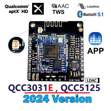 QCC3031 QCC5125 LDAC รนใหม เปลยนชอผาน APP Bluetooth 5 1 เสยงดมาก APTXHD Lossless