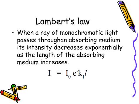 Beer Lambert Law Ppt