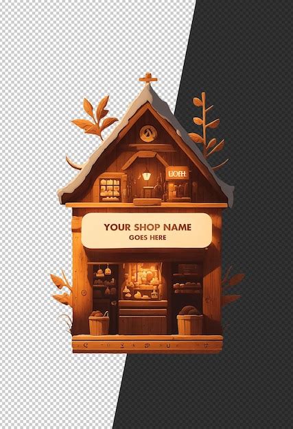 Premium Psd A Cozy Tiny Shop