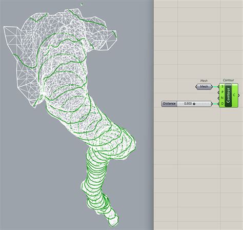 Getting A Contour From A Mesh Based On A Plane Grasshopper Mcneel Forum