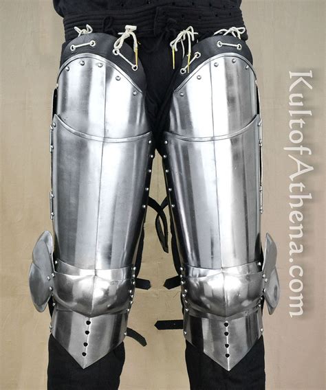Leg Armor Set Cuisse And Poleyn 16 Gauge Steel