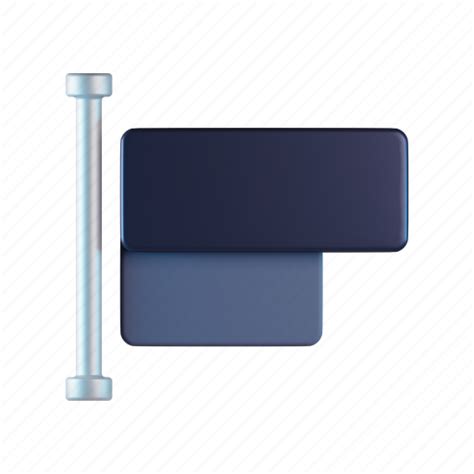 Align Left Alignment Horizontal 3d Illustration Download On Iconfinder