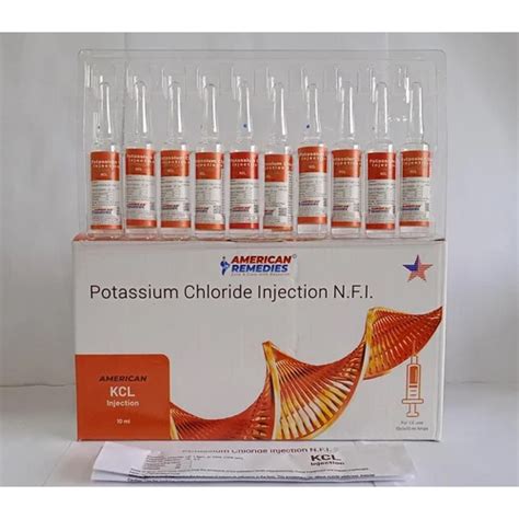 Potassium Chloride Injection Physical Form Liquid At Best Price In