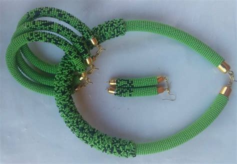 On Sale African Women Jewelry Set Kenyan Neckpiece Set Etsy