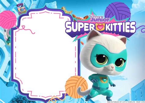 Superkitties Birthday Invitation Artofit
