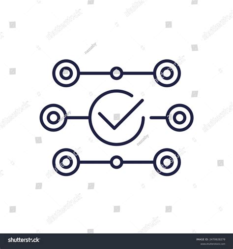 Streamline Process Icon Parallel Operations Line Stock Vector Royalty Free 2470628279