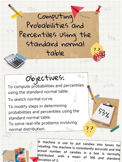Probabilities And Percentiles Pdf Percentile Normal Distribution