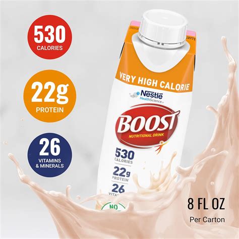 Nestle Boost Very High Calorie Vhc Strawberry 8 Oz Carton Cs 24 Ll Medico