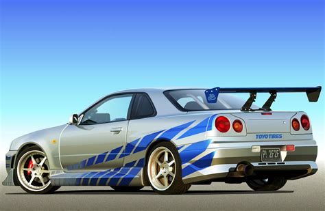 Brian O Conner S Nissan Skyline R34 Gt R 2 Fast 2 Furious ~ Auto Car