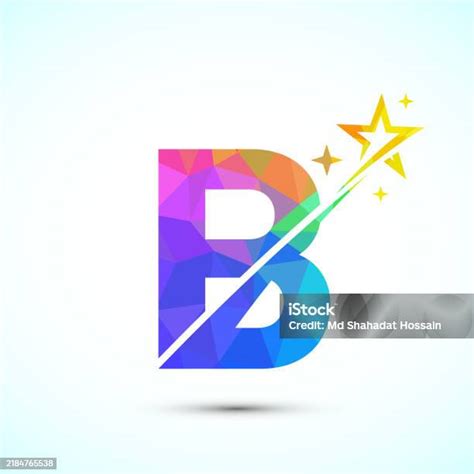 스우시와 별 로고 아이콘이 있는 초기 알파벳 B 추상 별 로고 기호 기호 디자인 개념에 대한 스톡 벡터 아트 및 기타 이미지 개념 개념과 주제 군사 Istock