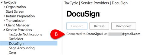 Electronic Signatures With Docusign® Taxcycle