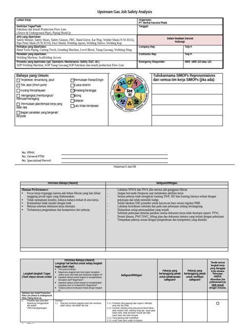 Contoh Jsa Install Flow Line Rev 01 Pdf