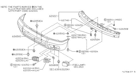 Front Bumper 1998 Nissan Pathfinder