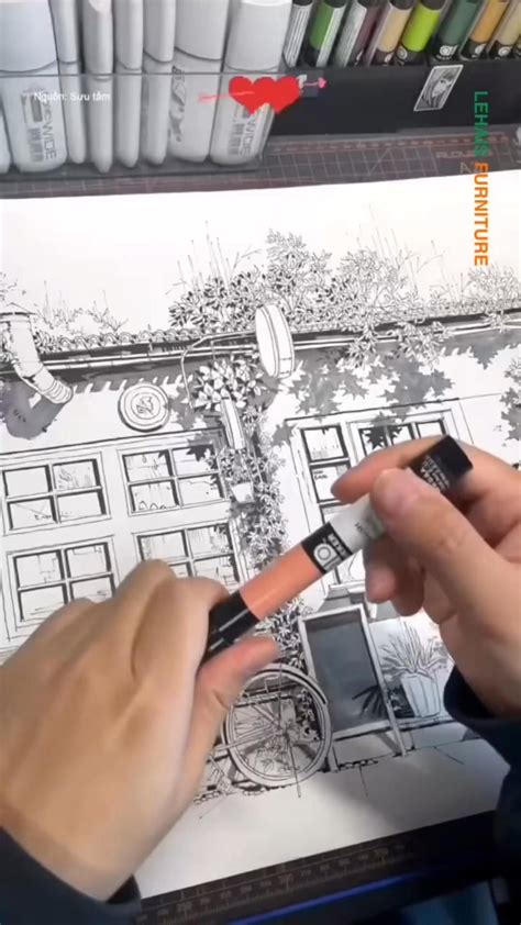 Bringing Color To Life With Vibrant Marker Art Video Art Drawings