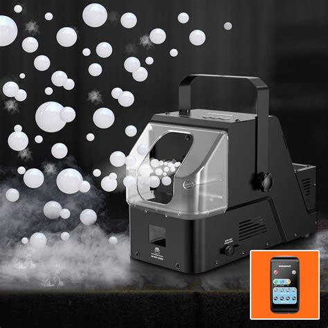Wisdomlit Bubble Fog Machine 3 In 1 Bubble Fogger With Remote Control